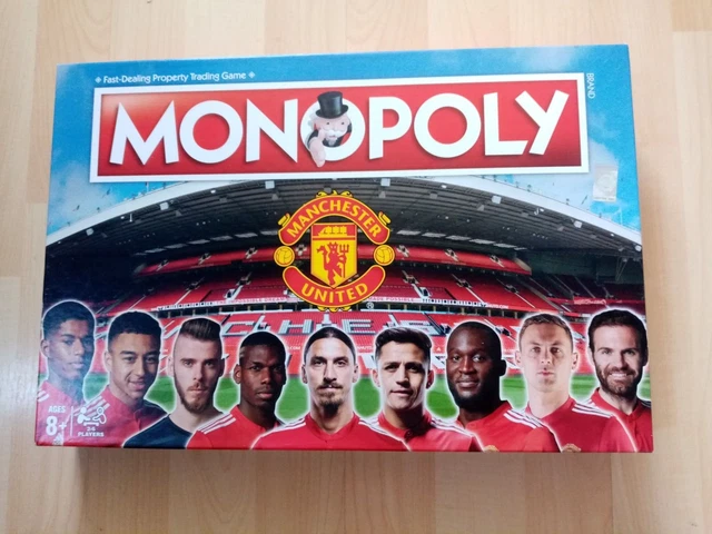 HASBRO MONOPOLY BOARD Game Manchester United Football Club Edition 2018 ...