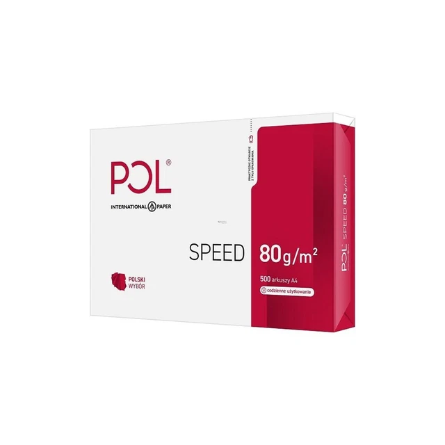 CARTA PER STAMPARE POL International Paper Speed Bianco A4 500 Fogli ...
