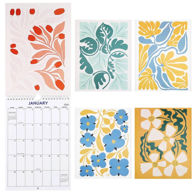 CALENDAR JANUARY 2024-JUNE 2025 Wall Calendar Large Wall Calendar ...