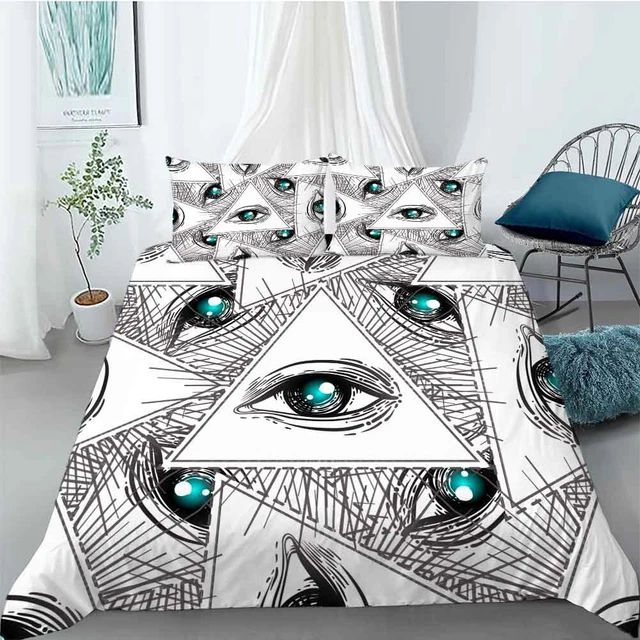 BLUE STAGE EYES 3D Printing Duvet Quilt Doona Covers Pillow Case ...