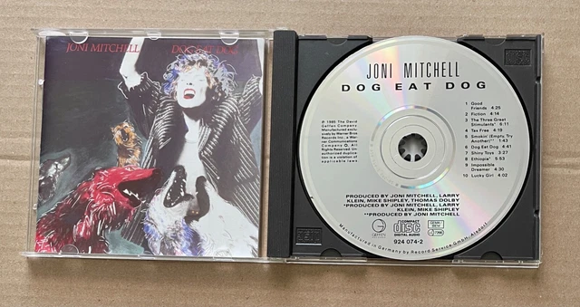 JONI MITCHELL DOG eat dog GERMANY CD GEFFEN 924 074-2 (1985 no IFPI) M ...