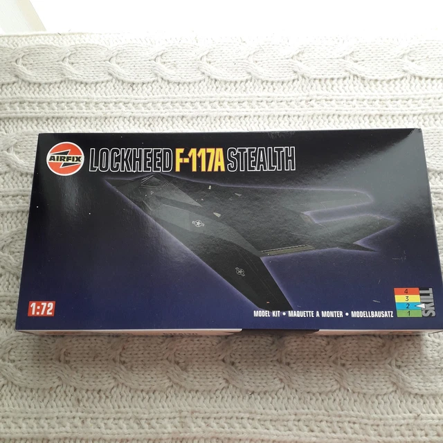 AIRFIX 05026 1:72 Scale Lockheed F-117A Stealth Plastic Model Kit £21. ...