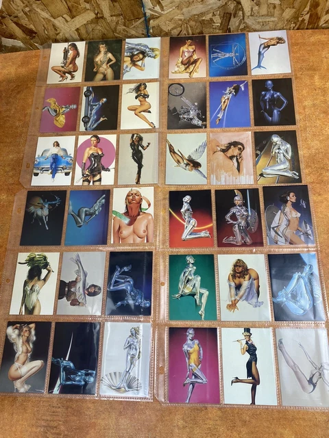 1993 Artwork Hajime Sorayama Sexy Robots And Pinups Full Set Of 90
