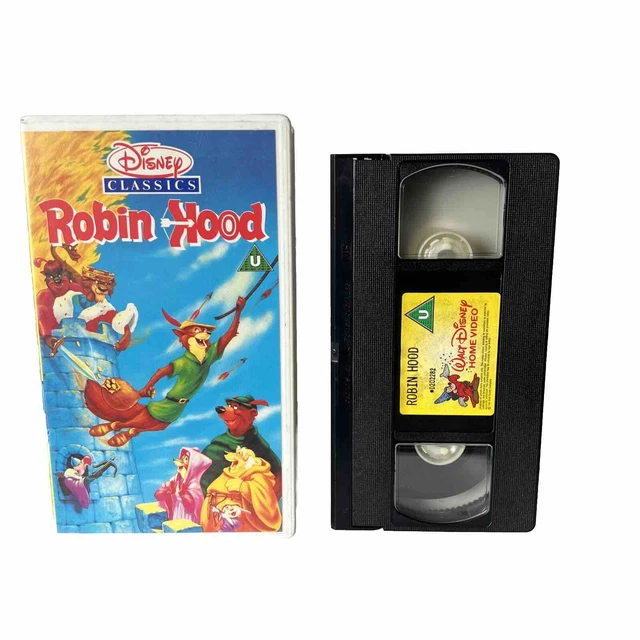 DISNEY CLASSICS ROBIN Hood (VHS, 1993) White Case £5.69 - PicClick UK