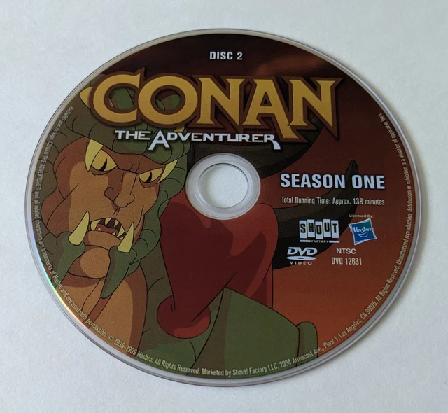 CONAN: THE ADVENTURER - Season 1 Disc 2 (DVD) Region 1 *Replacement ...
