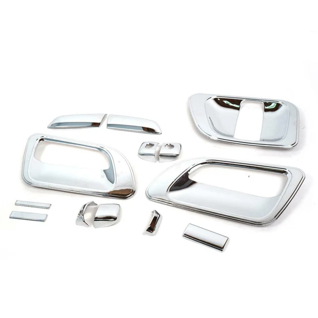 ABDECKUNG TURGRIFF CHROM Trim Komplett Für Toyota Hiace Commuter 05-18 ...