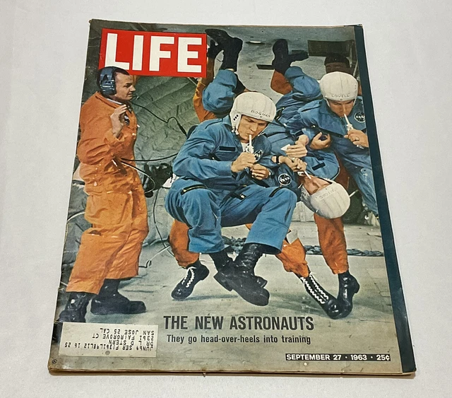 LIFE MAGAZINE SEPTEMBER 27 1963 NASA Space Astronauts Cars (Vintage) £5 ...