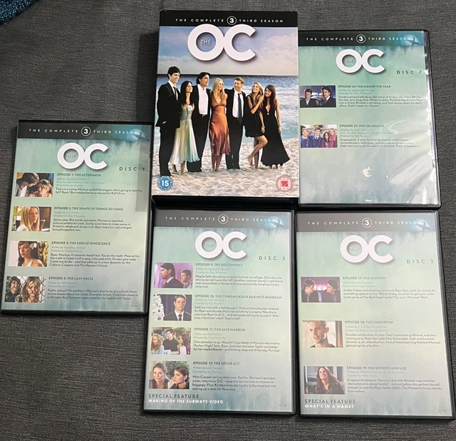 THE OC, COMPLETE 3rd season, DVD box set, cert 15 £5.50 - PicClick UK