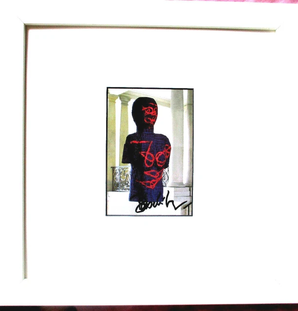 GEORG BASELITZ DING Avec Asie Hand-Signiert, Multiples avec Cadre, Orig ...