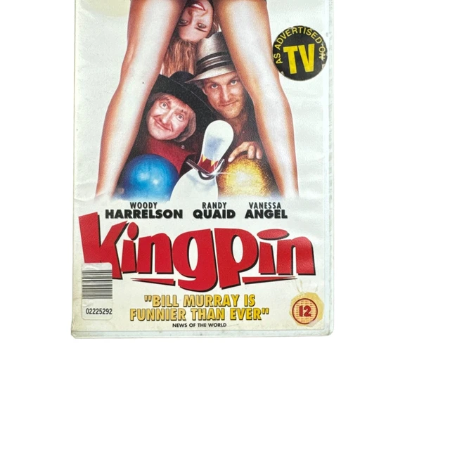 KINGPIN VIDEO VHS Ex Rental Large Case Comedy Film Cert 12 1996 £17.99 ...