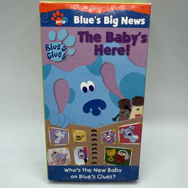 BLUE'S CLUES - Blue's Big News - The Baby's Here! VHS 2001 By Steven ...