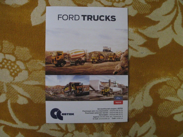FORD CARGO TURKEY mini catalog brochure prospekt Ukraine market 2019 £3 ...
