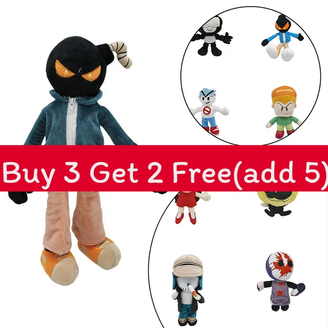 FRIDAY NIGHT FUNKIN FNF Plush Toy Garcello Whitty Spooky Month Skid ...