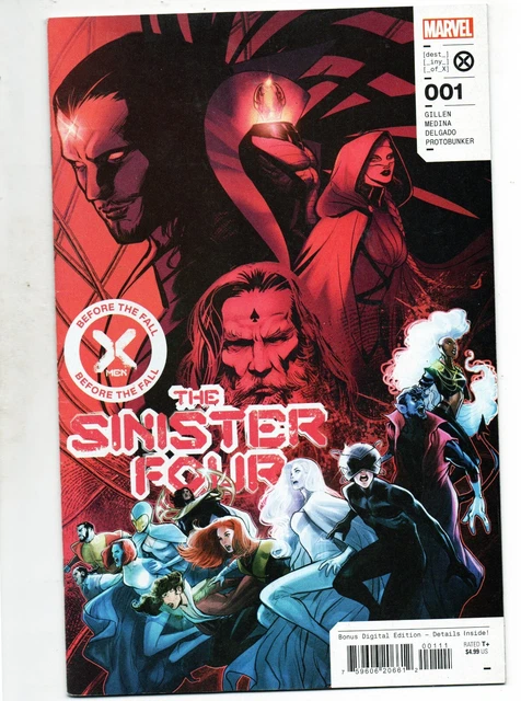 99P MARVEL X-MEN Sinister Four 1 Comic Rare NM 9.0 Scan Bag & Board ...