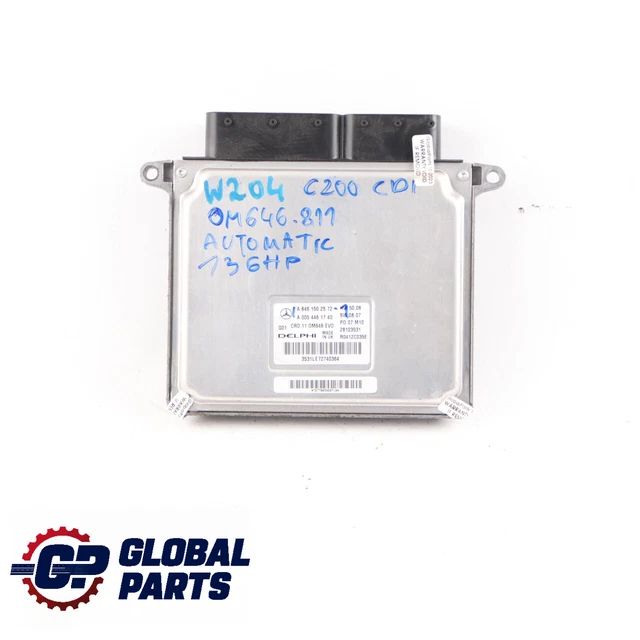 MERCEDES W204 C200 CDI OM646.811 136HP ECU Engine Module A6461502572 ...