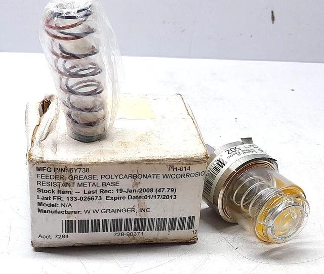 LUBESITE 502 AUTOMATICO Grasso Alimentatore W Grainger 6Y738 ...