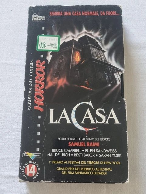 LA CASA VHS Videocassetta Film di Sam Raimi 1981 con B Campbell orrore Hobby & W EUR 4,99 ...