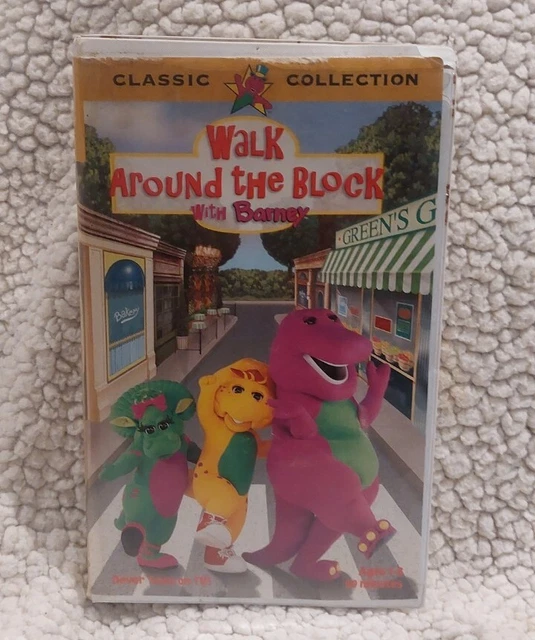 WALK AROUND THE Block With Barney (VHS 1999) Sing Along Songs Classic ...