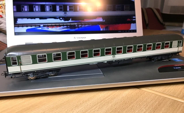 ROCO DB POP-LACKIERUNG Waggon Büm 239 Schnellzugwagen 44921 ohne OVP ...