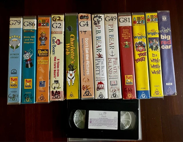 THE WIGGLES: BIG Red Car VHS Tape Original Cast ABC Video, 1995 ...