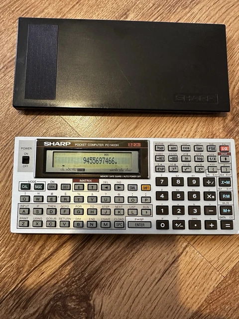 TASCHENRECHNER SHARP PC-1403H 32 kB- Pocket Computer - FOR PARTS- EUR ...
