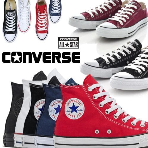 NEW CONVERSE CHUCK Taylor All Star High & Low Mens Womens Shoes ...