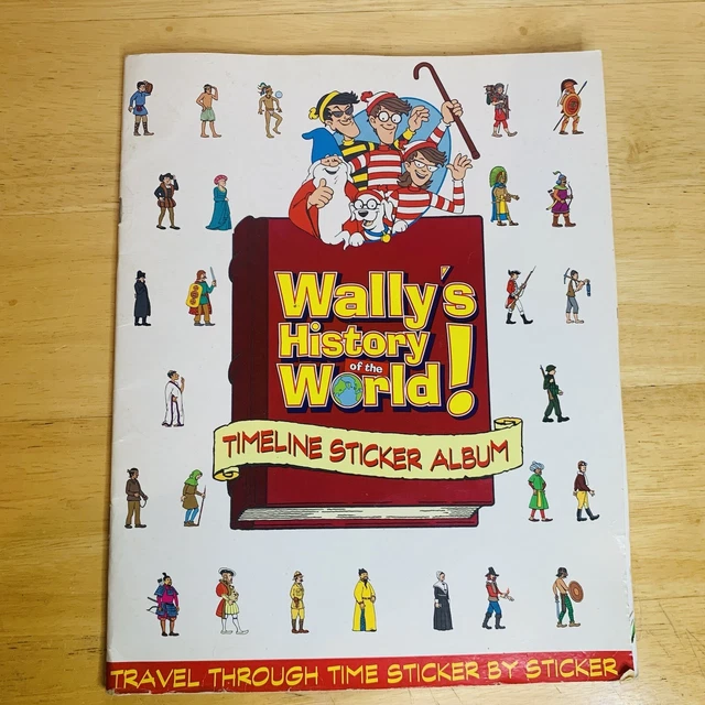 WHERE'S WALLY WALLY'S History Of The World Timeline Sticker Album ...