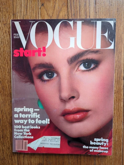 VOGUE MAGAZINE FEBRUARY 1983 - Alexa Singer Cover by Richard Avedon £14 ...