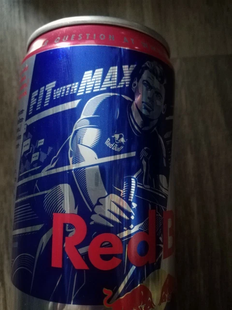 1 ENERGY DRINK Dose Red Bull Max Verstappen Voll Full 355ml Can Formel ...