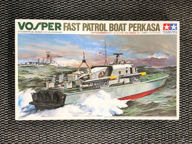 TAMIYA 1/72 VOSPER Fast Patrol Boat Perkasa Model Kit 79004 £124.99 ...