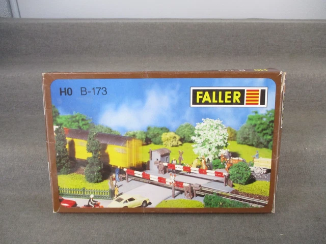 FALLER SPUR H0 B-173 Bausatz Beschrankter Bahnübergang ungebaut in OVP EUR 9,90 - PicClick DE