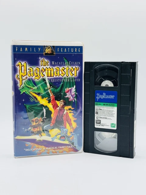THE PAGEMASTER (VHS, 1995, Clamshell) £7.87 - PicClick UK