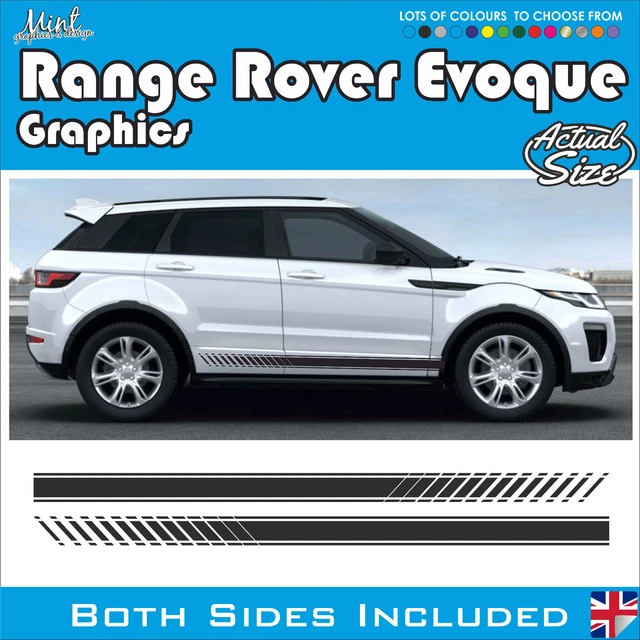 RANGE ROVER EVOQUE Side Stripes 4X4 Decals Stickers Graphics NO P&P 006 ...