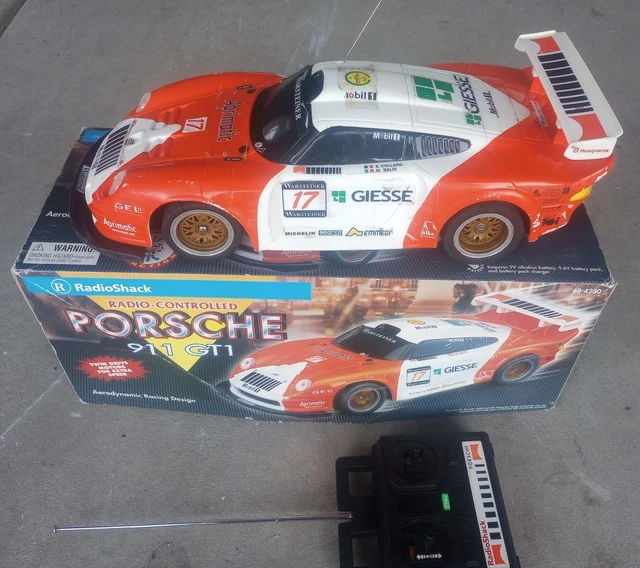 RADIO SHACK RADIO Controlled Porsche 911 GT1 Le Mans Giesse 60-4230 ...