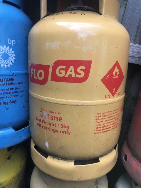 FLO GAS 13KG Butane Empty Gas Bottle £12.50 - PicClick UK