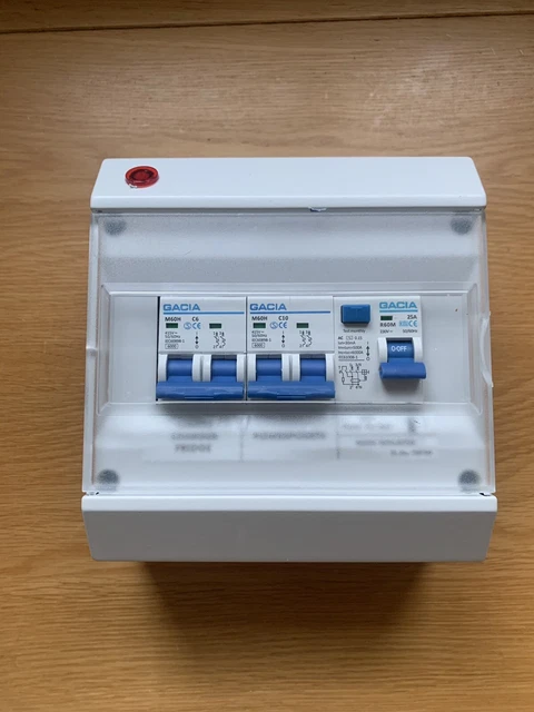 CARAVAN DELUXE MAINS Consumer Unit 240v Caravan Motorhome Camper PO104 ...