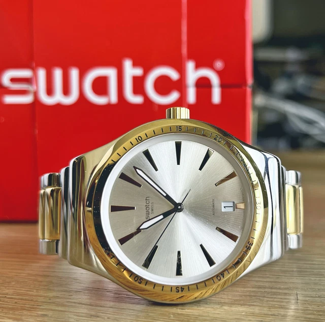 OROLOGIO SVIZZERO SWATCH Irony SISTEM BLING Automatico Acciaio Inox ...