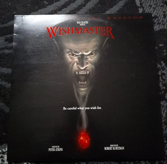 RARE WISHMASTER HORROR Laserdisc (1997) Tony Todd Robert Englund £22.75 ...