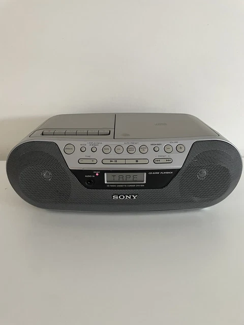 SONY CFD-S05 CD Registratore cassette radio portatile Boombox mega ...