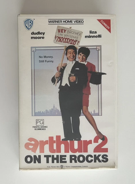 ARTHUR 2 - On The Rocks [VHS] Warner Big Box Ex-Rental Video Tape 1988 ...