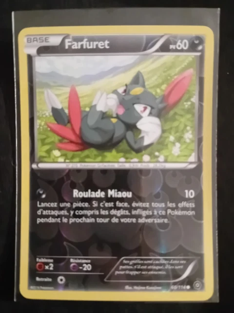 CARTE POKÉMON FARFURET Reverse 60/114 XY11 Offensive vapeur Fr vf EUR 1 ...