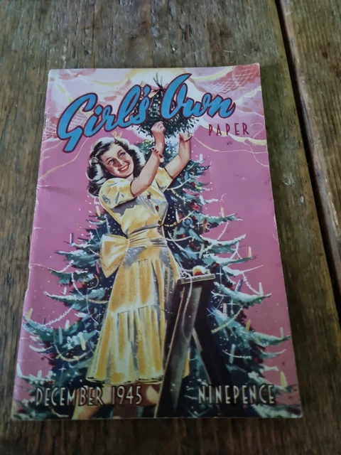 WW2 1945 GIRLS Own Paper Magazine £10.00 - PicClick UK