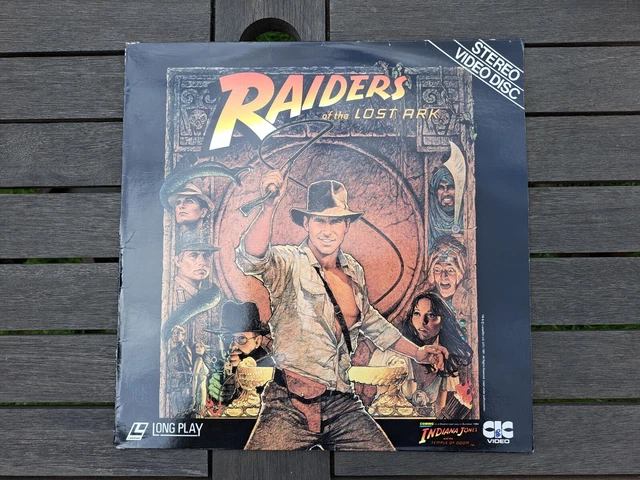 RAIDERS OF THE Lost Ark - Indiana Jones – Laserdisc – Gatefold ...