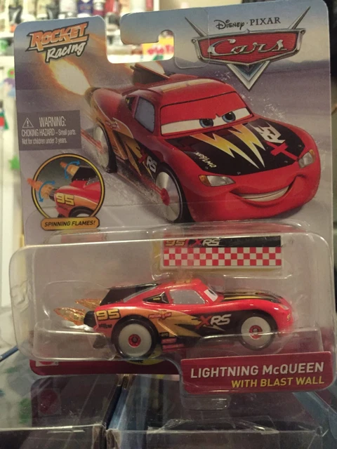 DISNEY PIXAR CARS XRS Rocket Racing Lightning Mcqueen Mattel 1.55 Scale ...