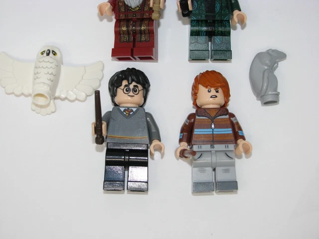 LEGO HARRY Potter Ron Mcgonagall Dumbledore Hedwig Owl Scabbers Rat ...