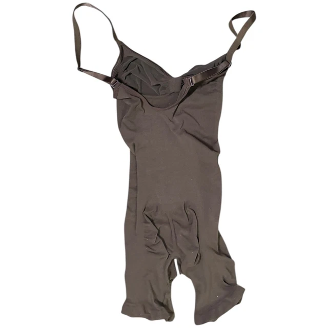 SKIMS SCULPTING BODYSUIT Full Body Shaper Open Bust Brown M £47.58 ...