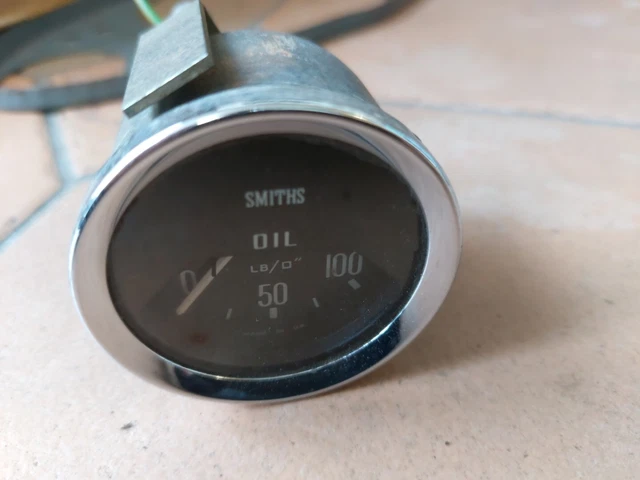 CLASSIC MINI MK1 Smiths Oil Pressure Gauge £25.00 - PicClick UK