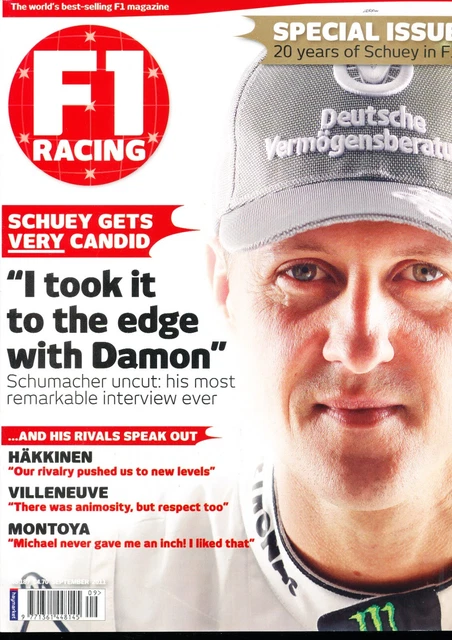 F1 RACING MAGAZINE September 2011 Michael Schumacher Mika Hakkinen ... F1 RACING MAGAZINE September 2011 Michael Schumacher Mika Hakkinen ...