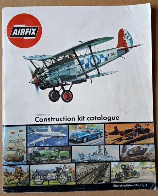 AIRFIX CONSTRUCTION KIT Catalogue Eighth Edition 1971 Constant Scale Models VGC £29.99 - PicClick UK