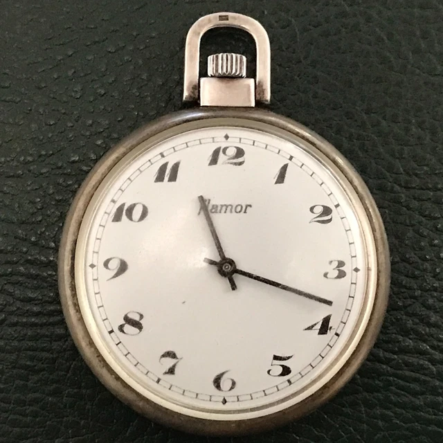 MONTRE DE GOUSSET FLAMOR en Argent Massif 800/1000 . Fonctionne ...